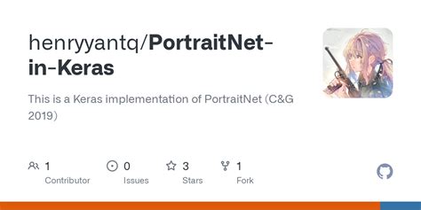 Github Henryyantqportraitnet In Keras This Is A Keras Implementation Of Portraitnet Candg 2019