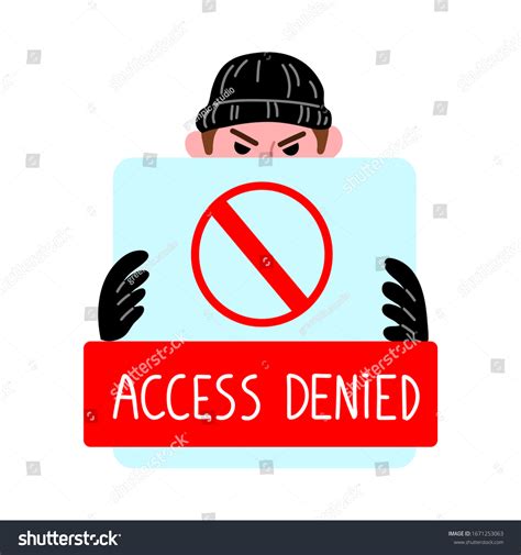 Cyber Hacker Holding Banner Hands Access Stock Vector Royalty Free Cyber Hacker Holding Banner Hands Access Stock Vector Royalty Free