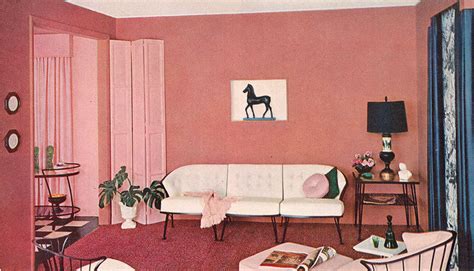 Mid Century Living Room From Sherwin Williams 1956 Home Decorator How
