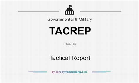 What Does Tacrep Mean Definition Of Tacrep Tacrep Stands For