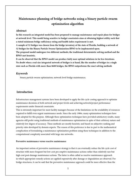 Proactive Versus Reactive Maintenance Of Bridges At Network Level