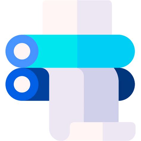 Offset Basic Rounded Flat Icon