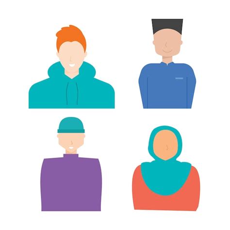 Premium Vector Simple Character Design