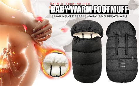 Kerhand Waterproof Andthicken Universal Footmuff For