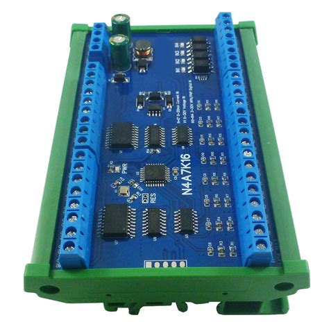Dc12v24v Rs485 Remote Io Module 24ch Digital Analog Mixed Acquisition
