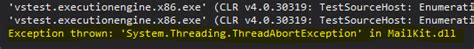 C Error When Using Mailkits Imapclient In A Thread Stack Overflow
