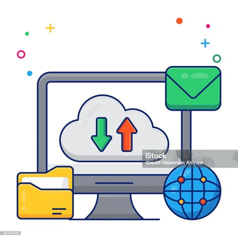 Editable Design Icon Of Cloud Data Transfer Stock Illustration Download Image Now Cloud