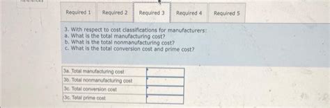 solved problem 1 24 static different cost classifications