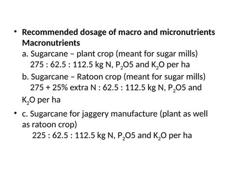 Sugarcane Maturity And Deficiency Symptompptx Agriculture Industries
