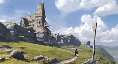 Artstation Lift Erik Van Helvoirt Fantasy Landscape Environment