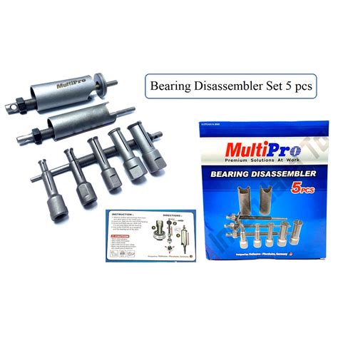Jual Multipro Bearing Puller Set 5 Pcs Disassembler Lepas Treker