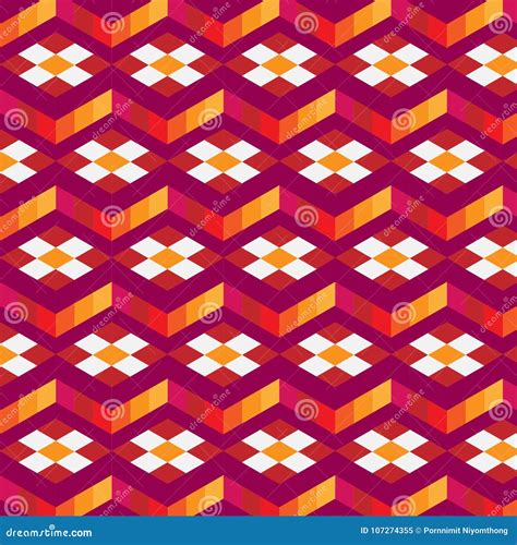 Abstract Cube Pattern Colorful Design Geometric 3d Vector Wallpaper Cube Pattern Background