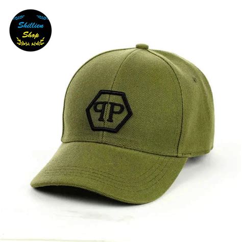 кепка бейсболка с вышивкой - philipp plein / филипп плейн m/l оливковый ...