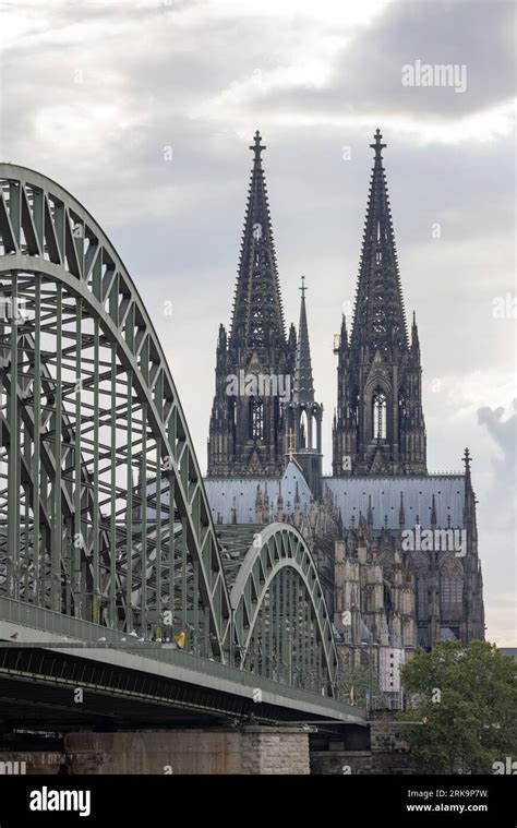 Cologne Cathedral Majestic Gothic Architecture And Twin Spires