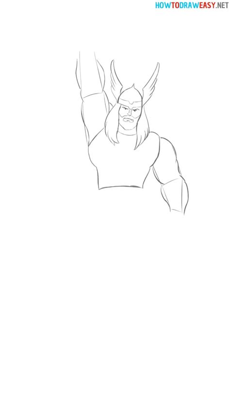How To Draw Thor How To Draw Easy