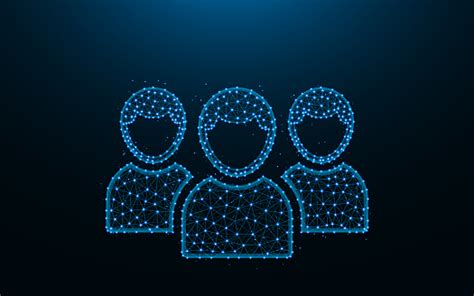 포인트와 선으로 만든 사용자 사람 와이어 프레임 메쉬 다각형 벡터 일러스트의 그룹 와이어 프레임 모델에 대한 스톡 벡터 아트 및 기타 이미지 와이어 프레임 모델 사람들