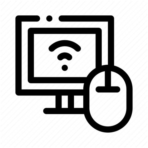 wifi signal web programming software monitor icon download on iconfinder