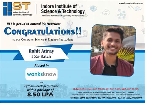 Placement IIST IIP IIMR