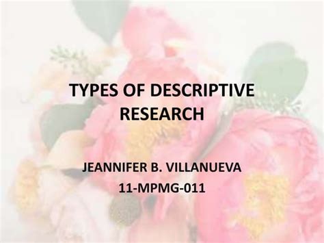 Descriptive Research Pptx Drawing And Sketching Arts And Crafts