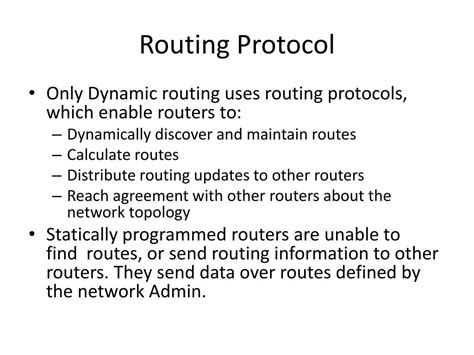 PPT Routing Protocols PowerPoint Presentation Free Download ID
