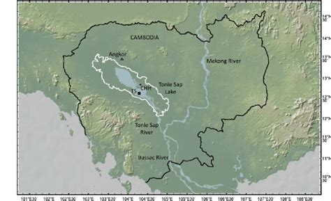 Cambodia Sea Map