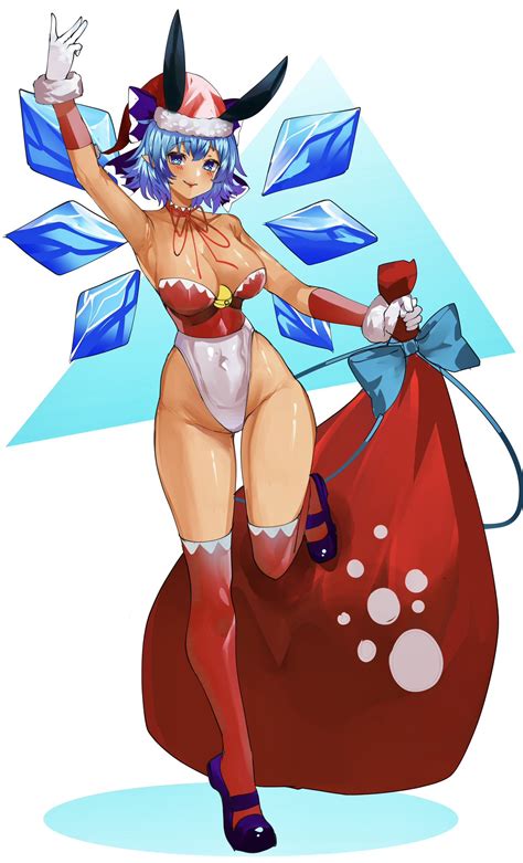 Cirno And Tanned Cirno Touhou Drawn By Tomatolover Danbooru