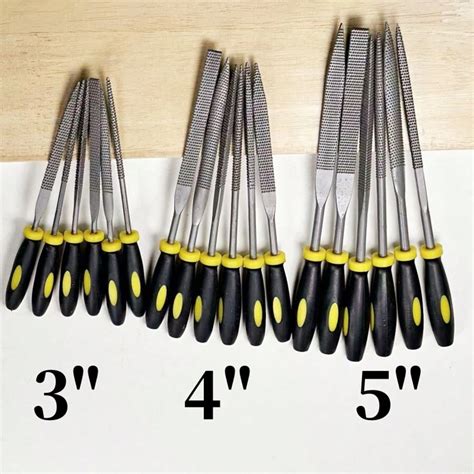6pcs 3 4 5 Inch Mixed Mini Wood Rasp File Set Hardwood Carving And Woodworking Sanding Tools