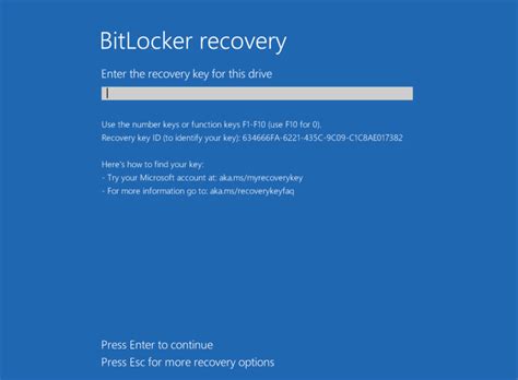 How To Enable And Recover BitLocker Recovery Key Configuration Manager ManishBangia