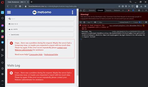 help with error please wordpress plugin matomo forums
