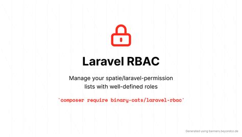 github binary cats laravel rbac rbac extension to spatie laravel