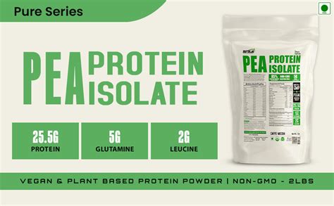 Buy Pea Protein Isolate 85 With Natural Digestive Enzymes 100 Vegan