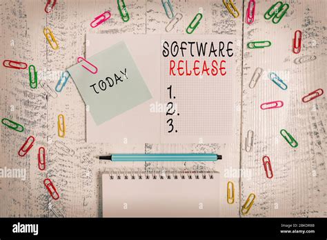Handwriting Text Writing Software Release Conceptual Photo Sum Of