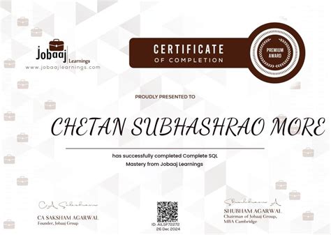Chetan More On Linkedin Sqlcertification Dataanalytics Sqlmastery