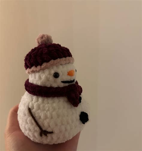 Free Snowman Buddy Crochet Pattern Ribblr