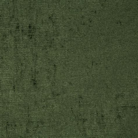 Green Solid Texture Chenille Upholstery Fabric By The Yard