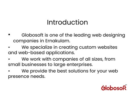 Ppt Globosoft Powerpoint Presentation Free Download Id12059669