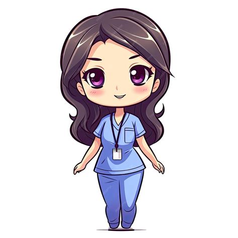 Premium Photo Nurses Scrubs