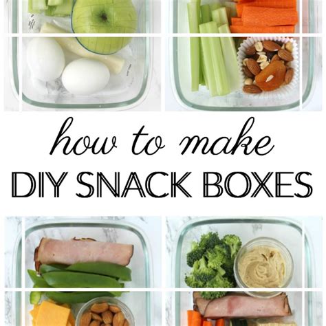 Diy Snack Boxes