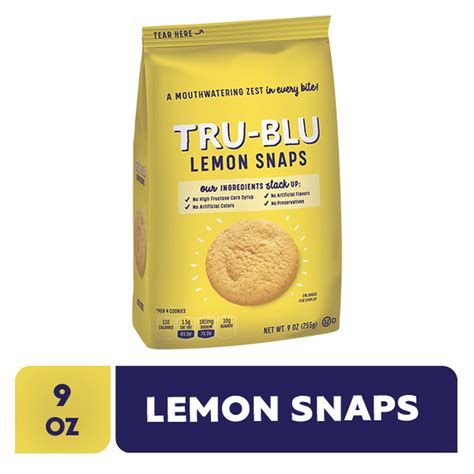 Tru Blu Lemon Snaps 9 Oz Delivery Or Pickup Near Me Instacart