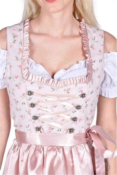 Blumen Traditional Bavarian Womens Dress For Oktoberfest Dirndl For