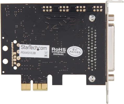 StarTech Com PEX4S553B 4 Port RS232 PCI Express Serial Card W Breakout Cable Newegg Com