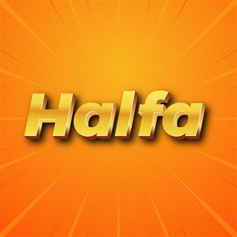 Premium Photo Halfa Text Effect Gold  Attractive Background Card Photo Confetti
