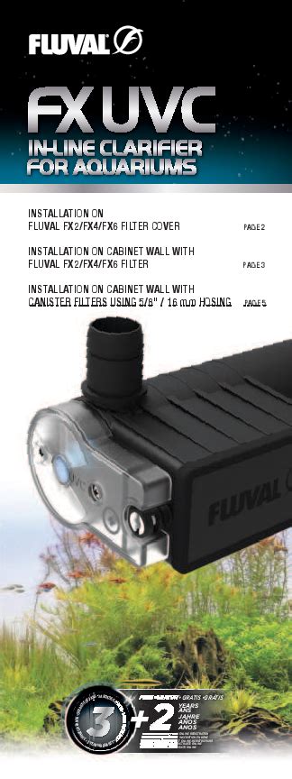 Fluval Fx Uvc In Line Clarifier Installation Guide