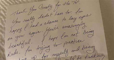 Woman Receives Creepy Sexual Note From Hotel Staff Member Honey