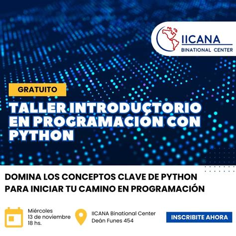 Flyer Taller Python Iicana