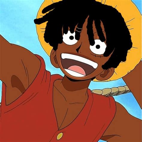 Black Luffy Anime Manga Arte Di Concetto