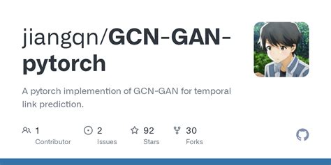 GitHub Jiangqn GCN GAN Pytorch A Pytorch Implemention Of GCN GAN For Temporal Link Prediction