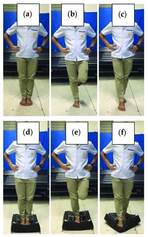 Static Balance Assessment A Double Leg Stance With Feet Together
