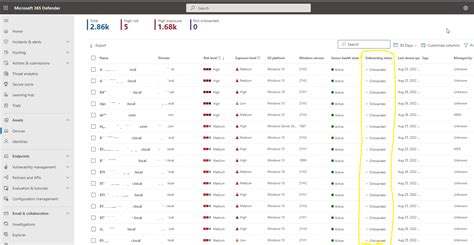 Gerry Hampson Device Management Defender For Endpoint Onboarding Status Column Missing