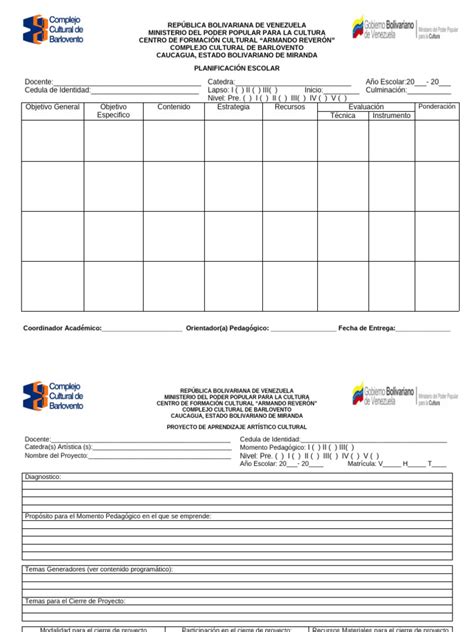 Planillas 2023 20242 Pdf